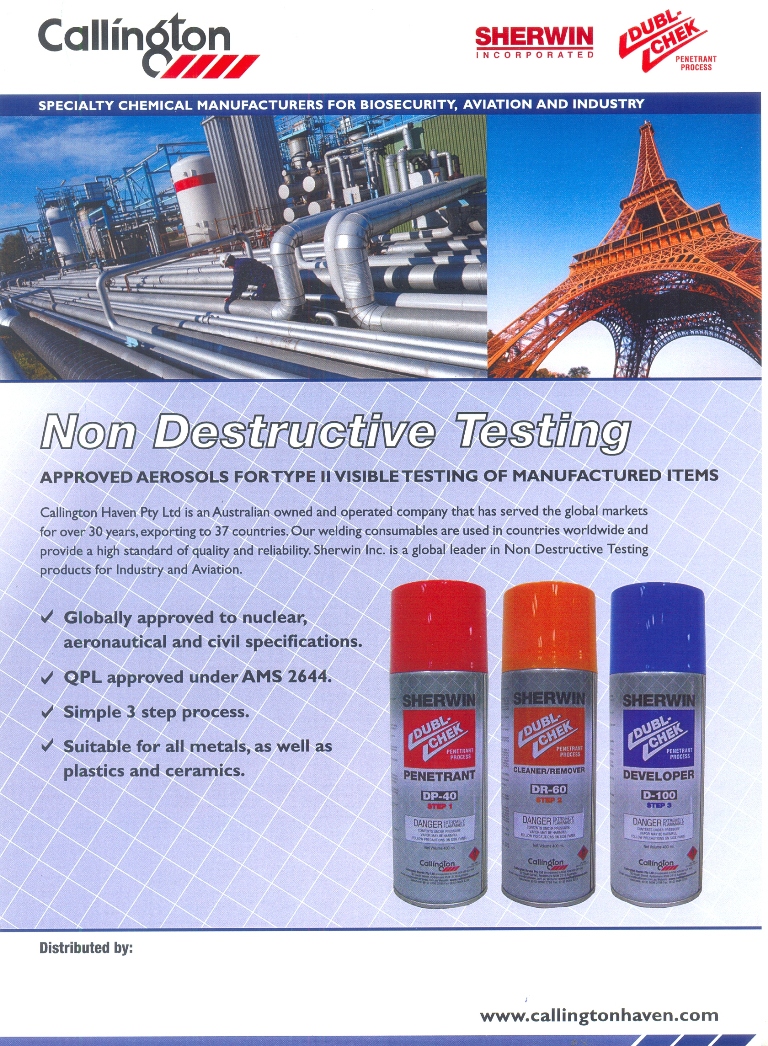 SHERWIN - PENETRANT / REMOVER / DEVELOPER